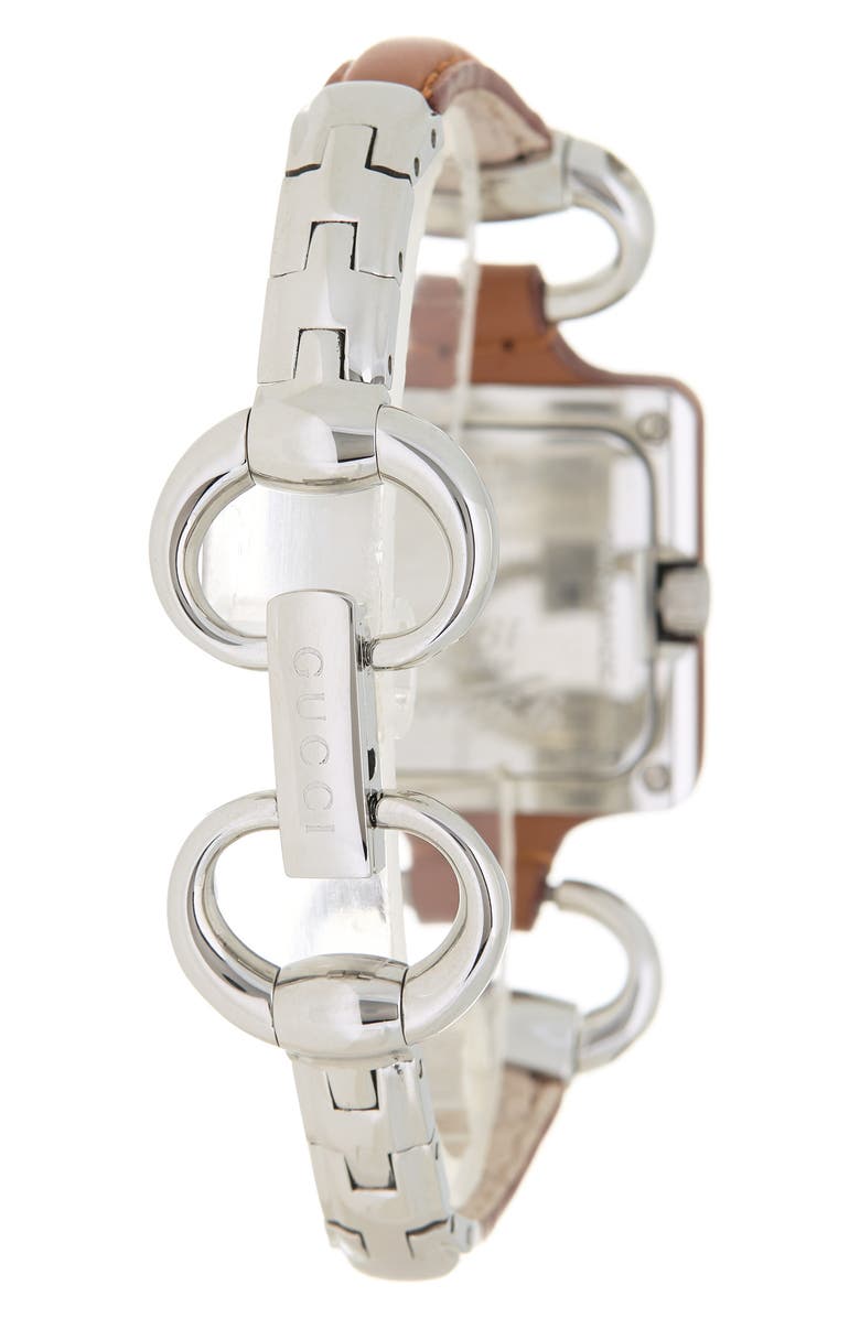 Gucci Women's Leather & Link Bracelet Watch, 26mm | Nordstromrack