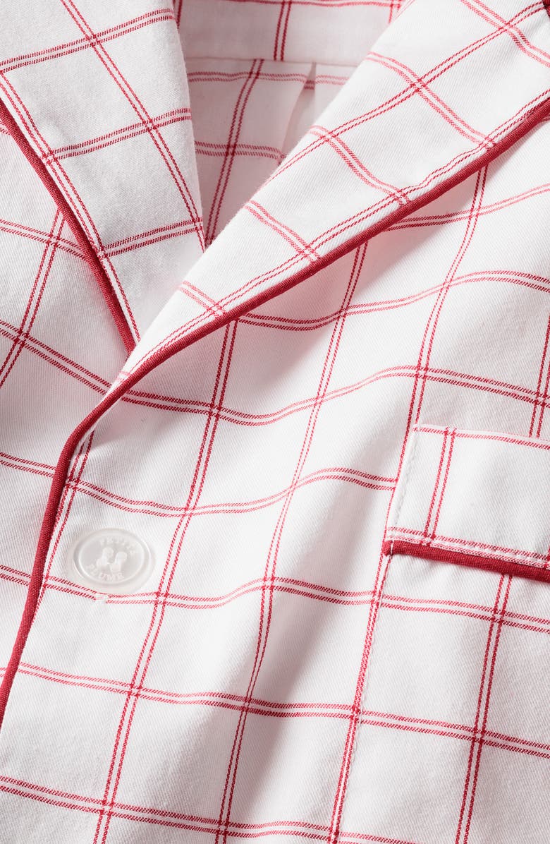 Petite Plume Tattersall Cotton Pajamas | Nordstrom