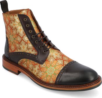 TAFT The Milano Brogue Cap Toe Boot (Men) | Nordstrom