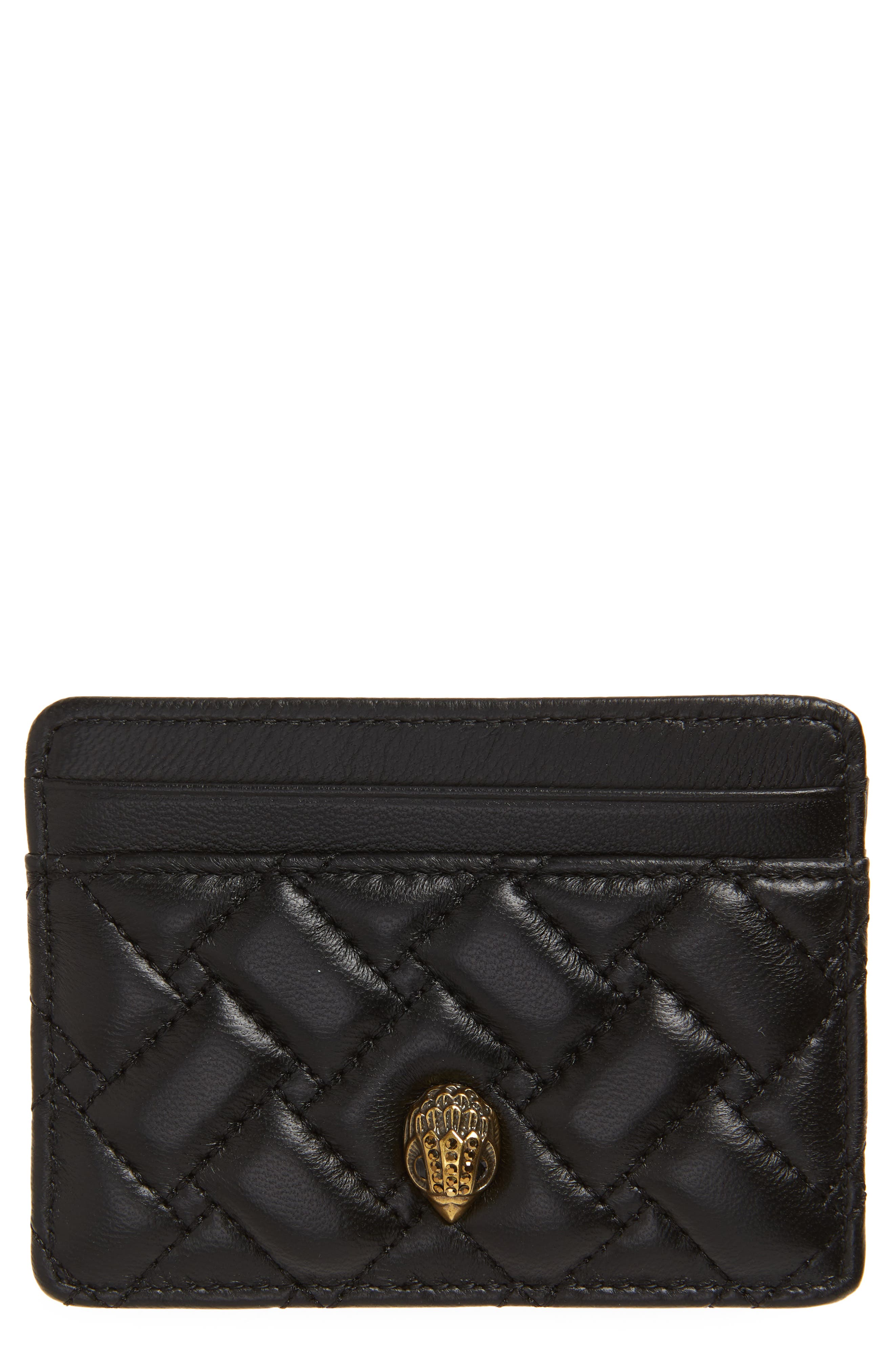 Quilted Leather Card Holder (Women) | Nordstromrack