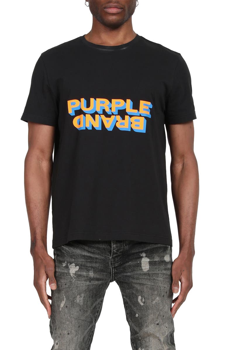 PURPLE BRAND Cotton Graphic Logo Tee | Nordstromrack