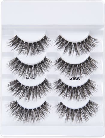 KISS 4-Pack Ruffle Lash Couture Naked Drama Faux Eyelashes | Nordstromrack