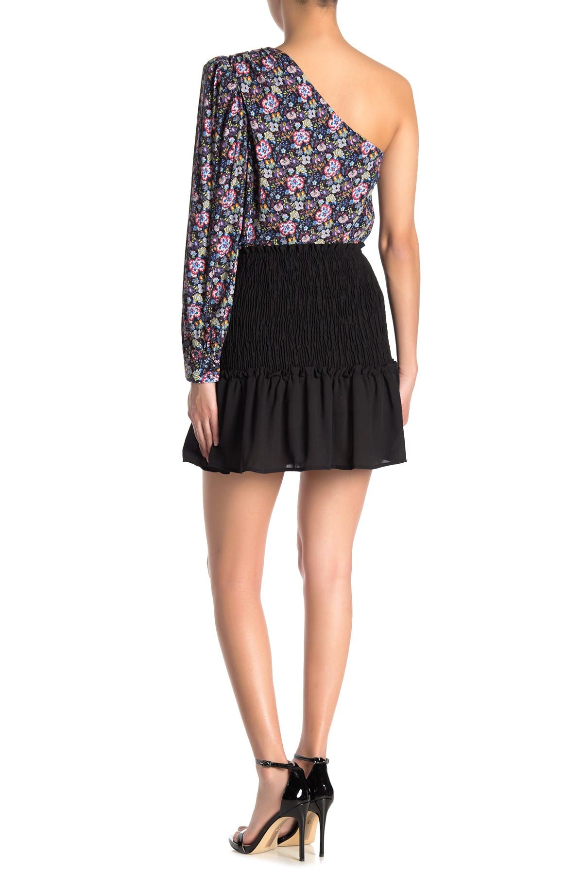 Good Luck Gem Smocked Waist Mini Skirt | Nordstromrack