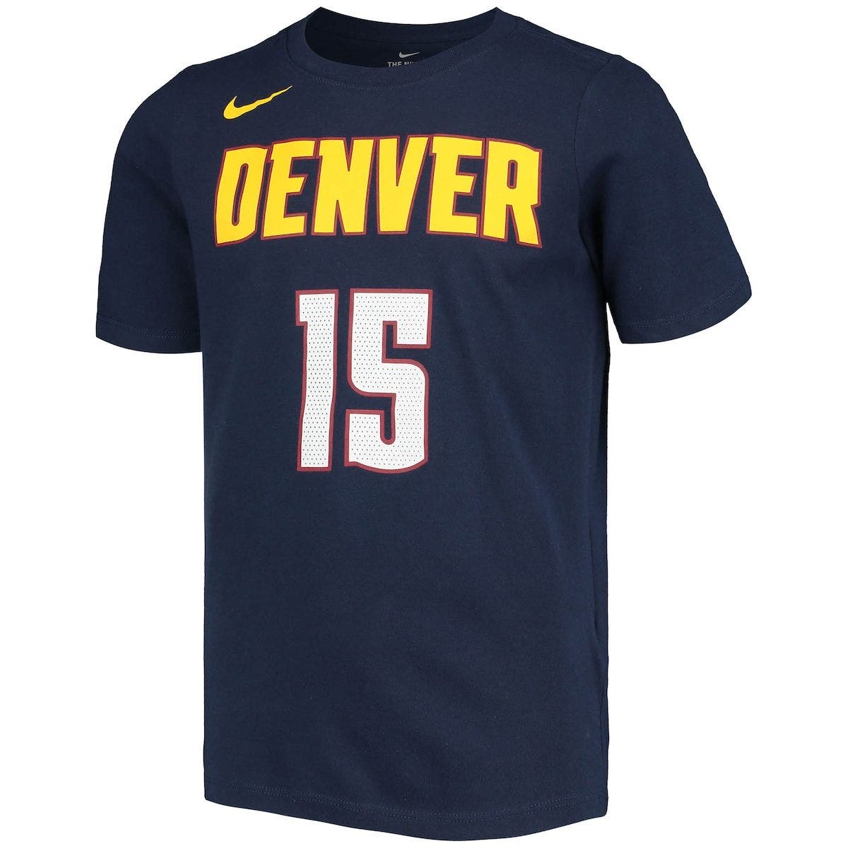 Nike Youth Nike Nikola Jokic Navy Denver Nuggets Logo Name & Number ...