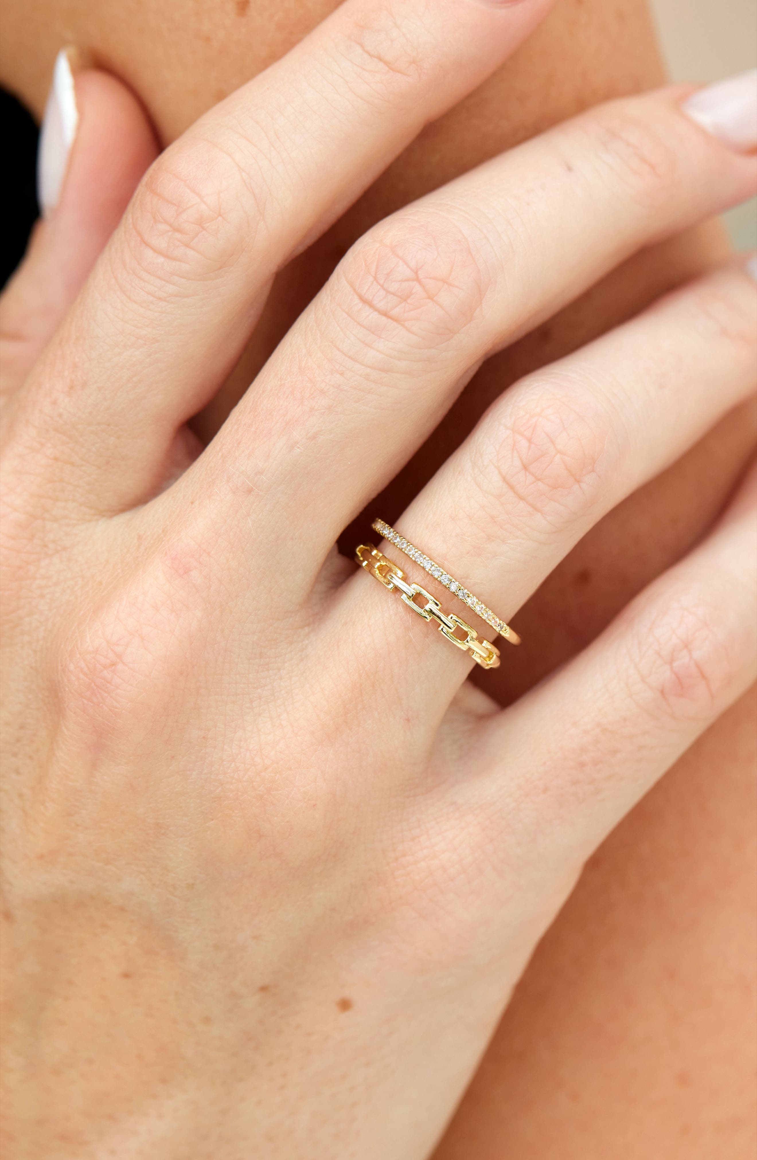 SAVVY CIE JEWELS Double Band Ring | Nordstromrack