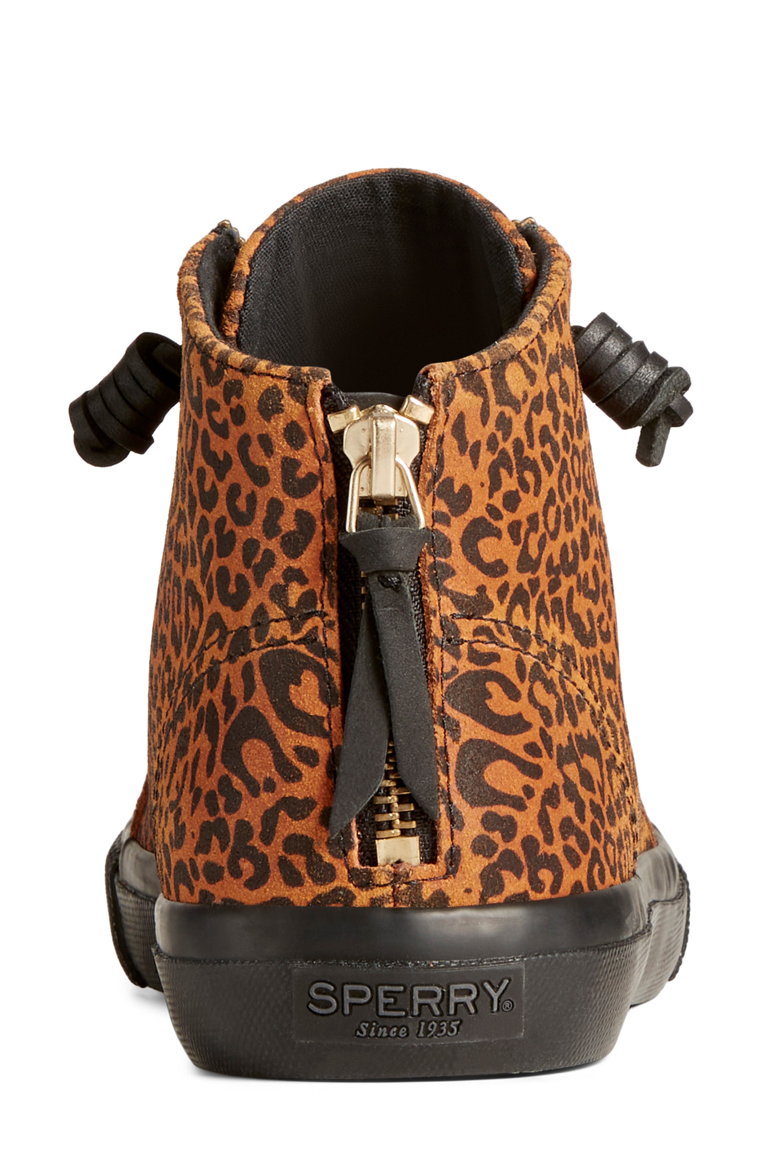 Sperry x Rebecca Minkoff Leopard Print High Top Sneaker (Women) | Nordstrom