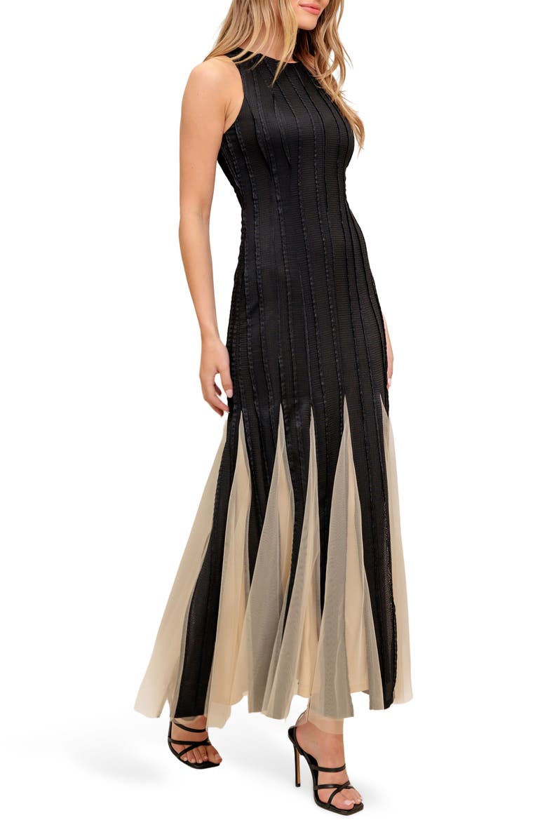 FLYING TOMATO Godet Hem Halter Maxi Dress | Nordstromrack