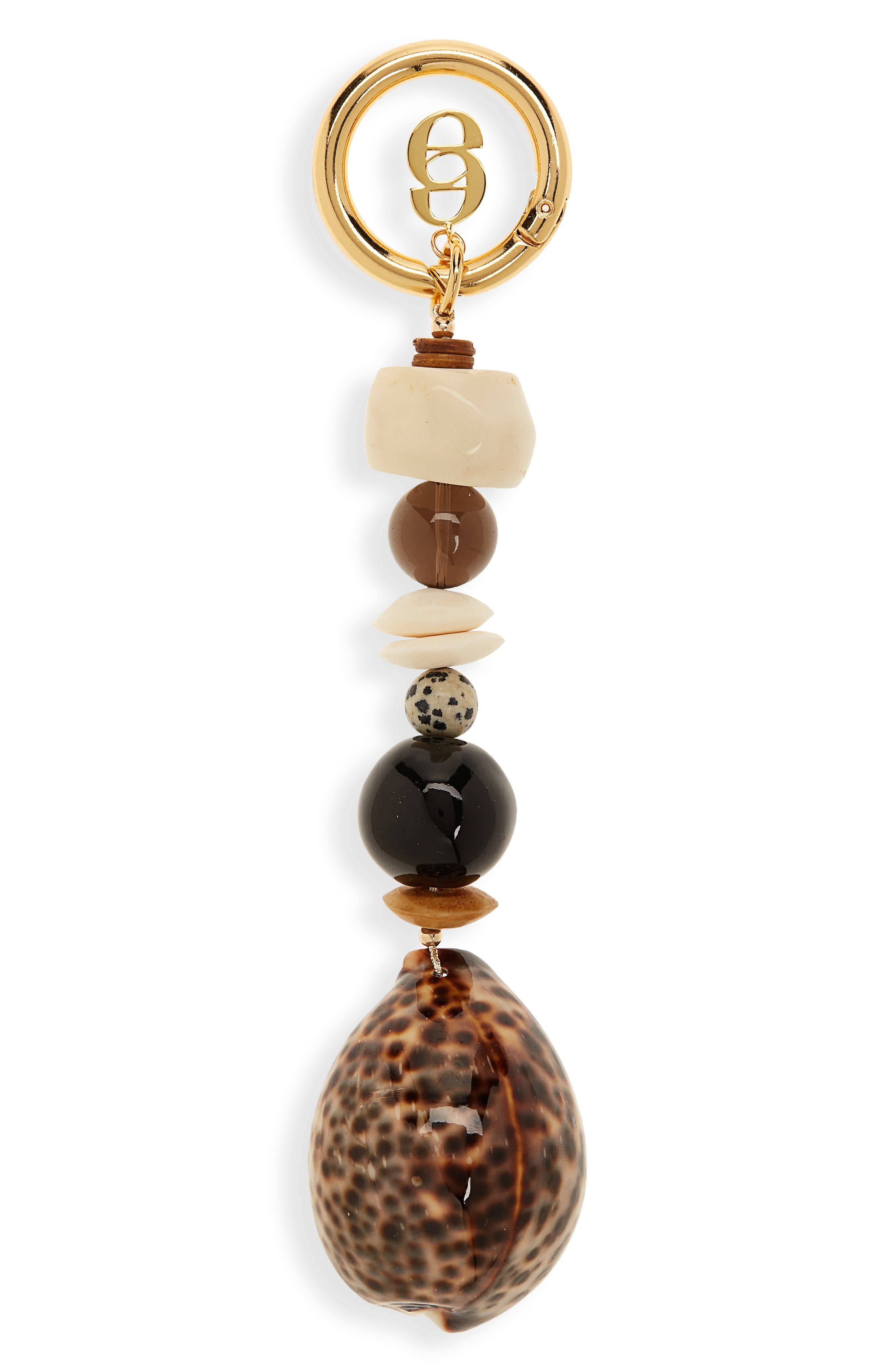 Éliou Cypra Stone & Shell Bag Charm | Nordstrom