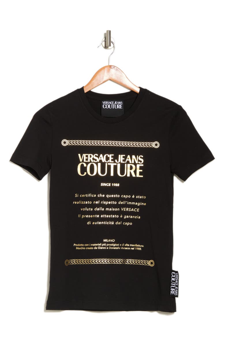 Versace Jeans Couture Cotton Logo Graphic T-Shirt | Nordstromrack