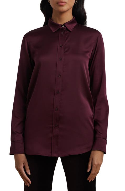 Women's Red Button Up Tops | Nordstrom