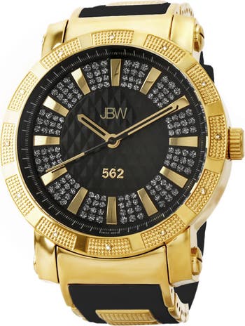 JBW Men's "562" Diamond Bracelet Watch, 50mm - 0.12 ctw | Nordstromrack