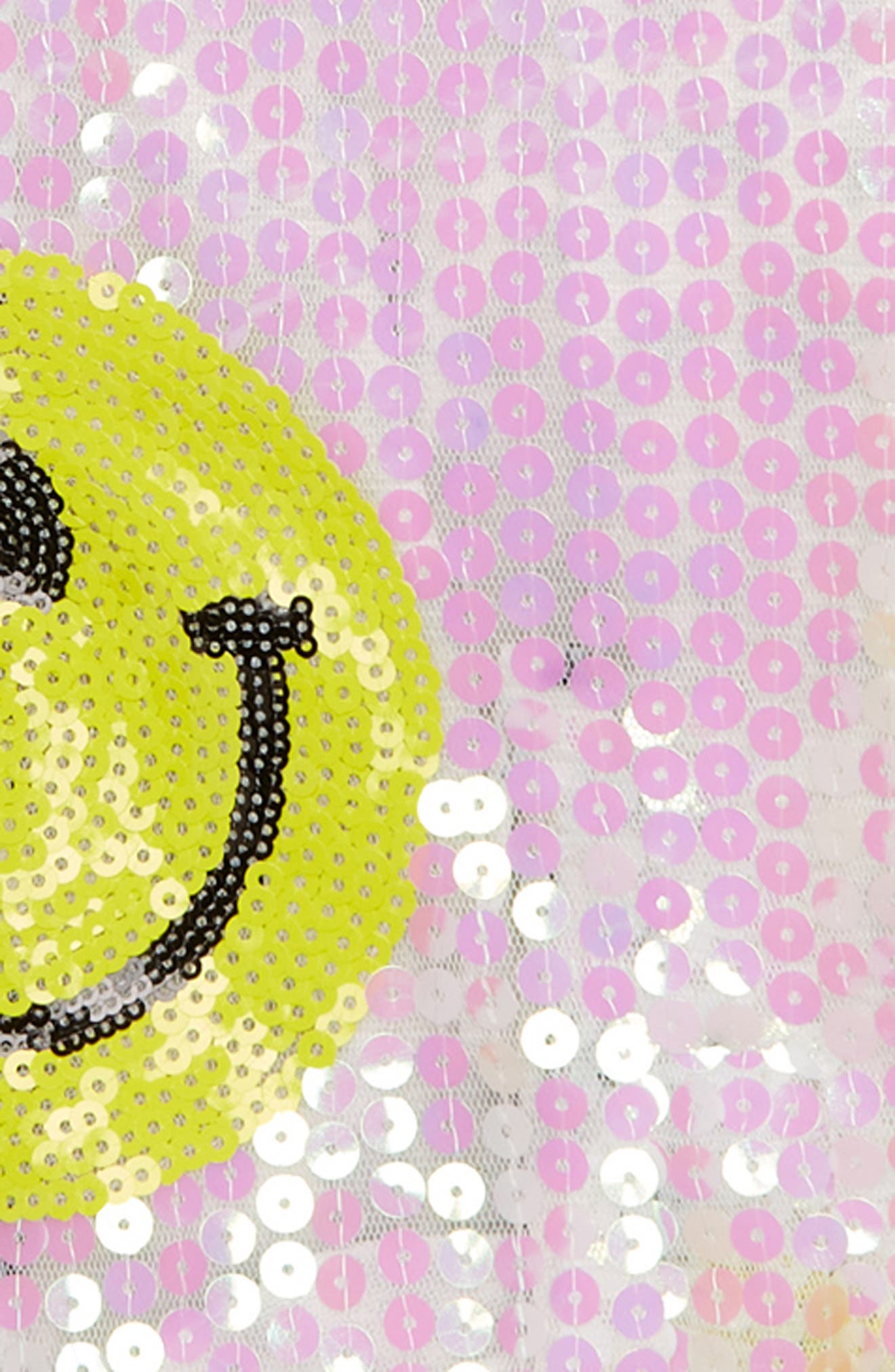 Lola + The Boys Kids' Don't Worry Be Happy Sequin Bomber Jacket | Nordstrom
