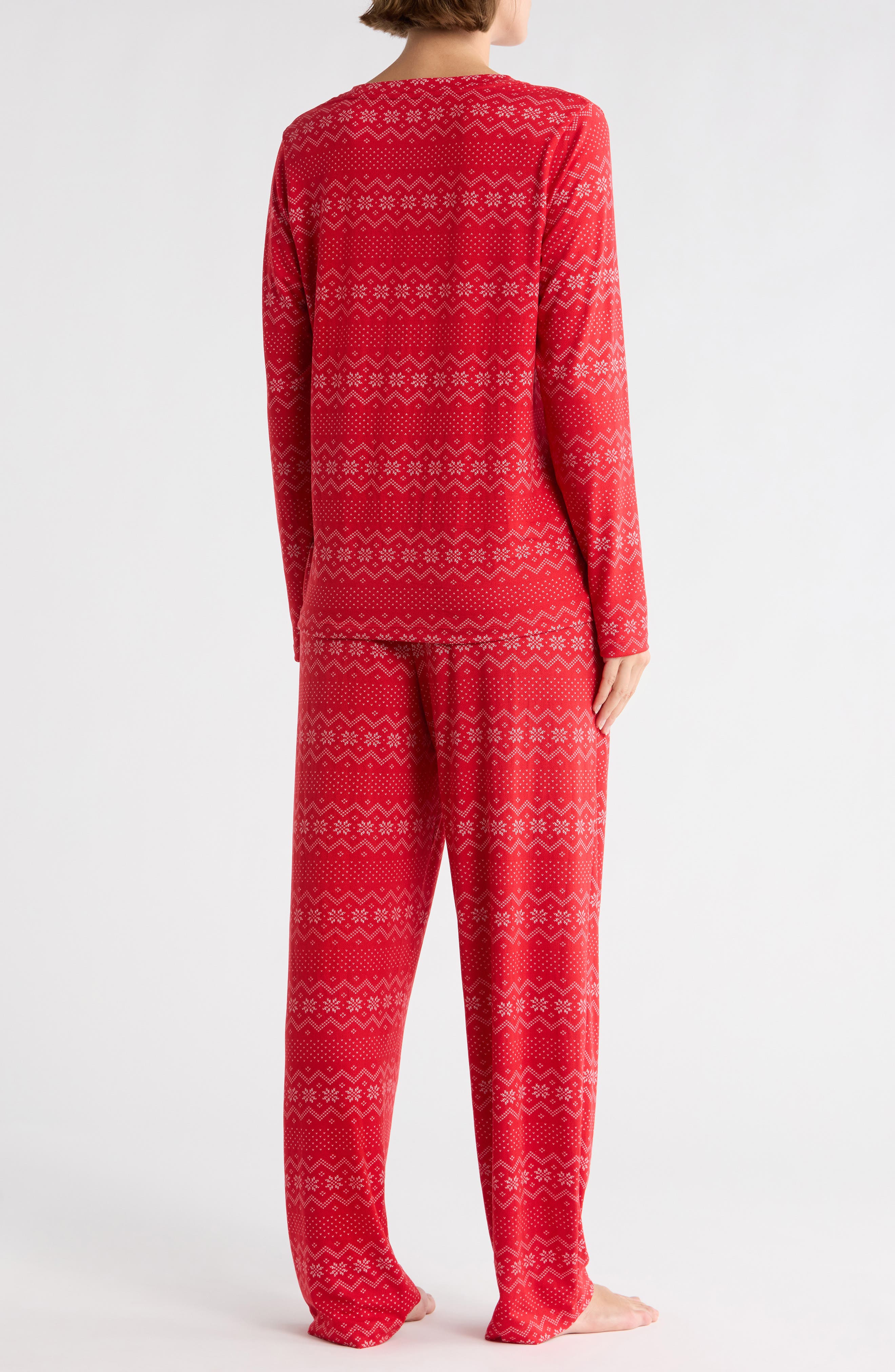 Pillow Talk Mom Matching Family Fair Isle Long Sleeve Pajamas | Nordstromrack