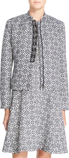 Tory Burch Textured Burlap Jacket | Nordstrom