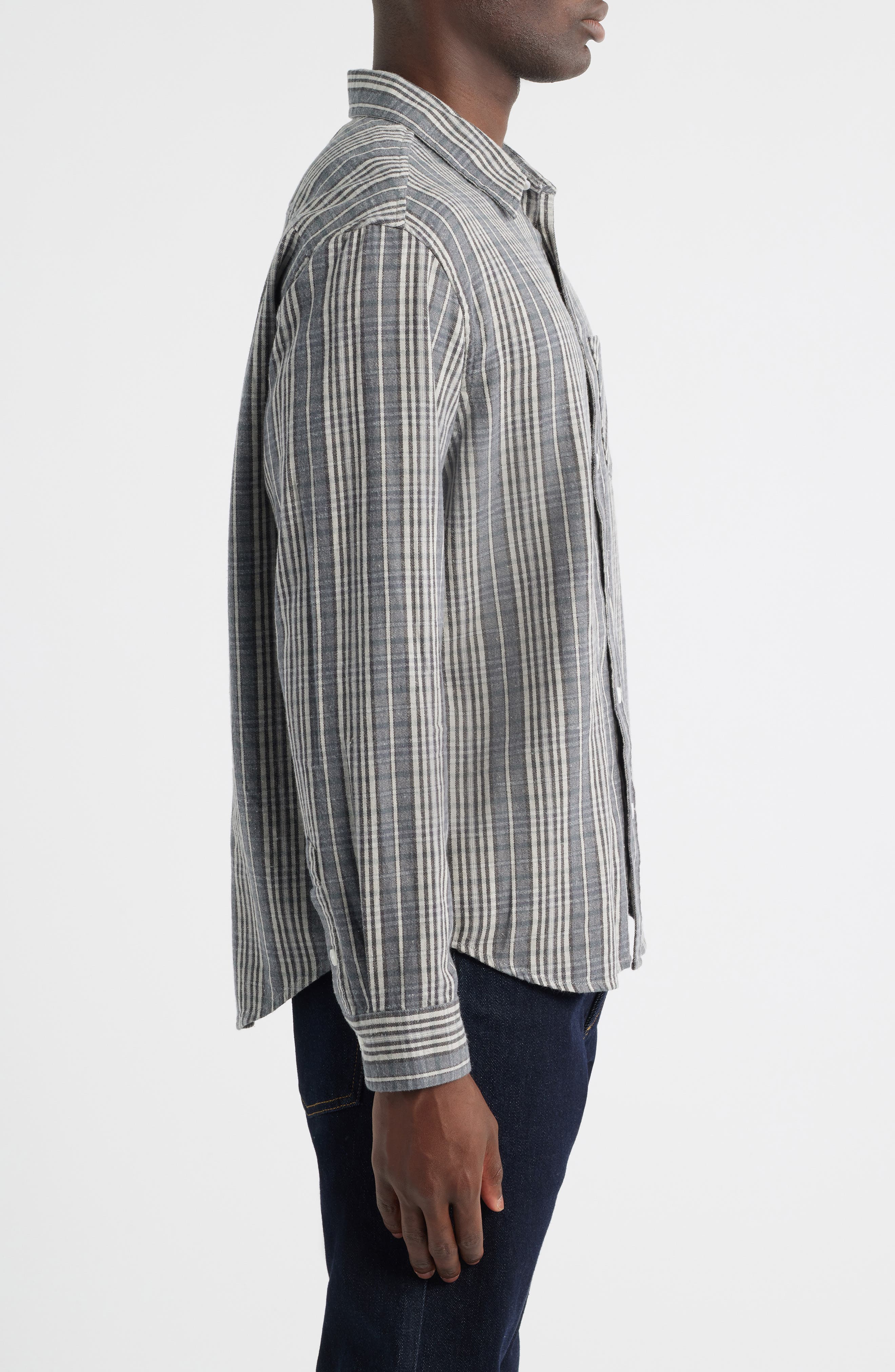 925 Originals Foreman Classic Fit Plaid Flannel Button-Up Shirt ...