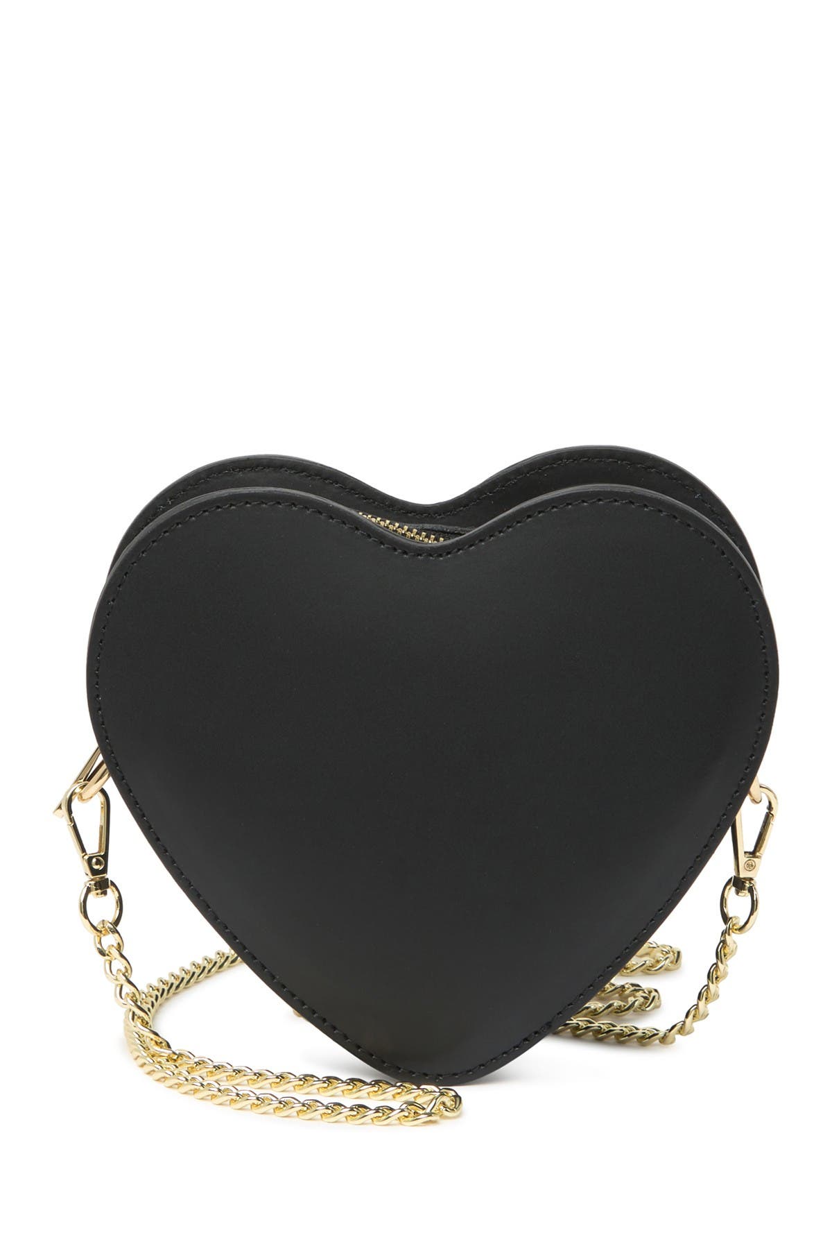 MARKESE Leather Heart Chain Crossbody Bag | Nordstromrack