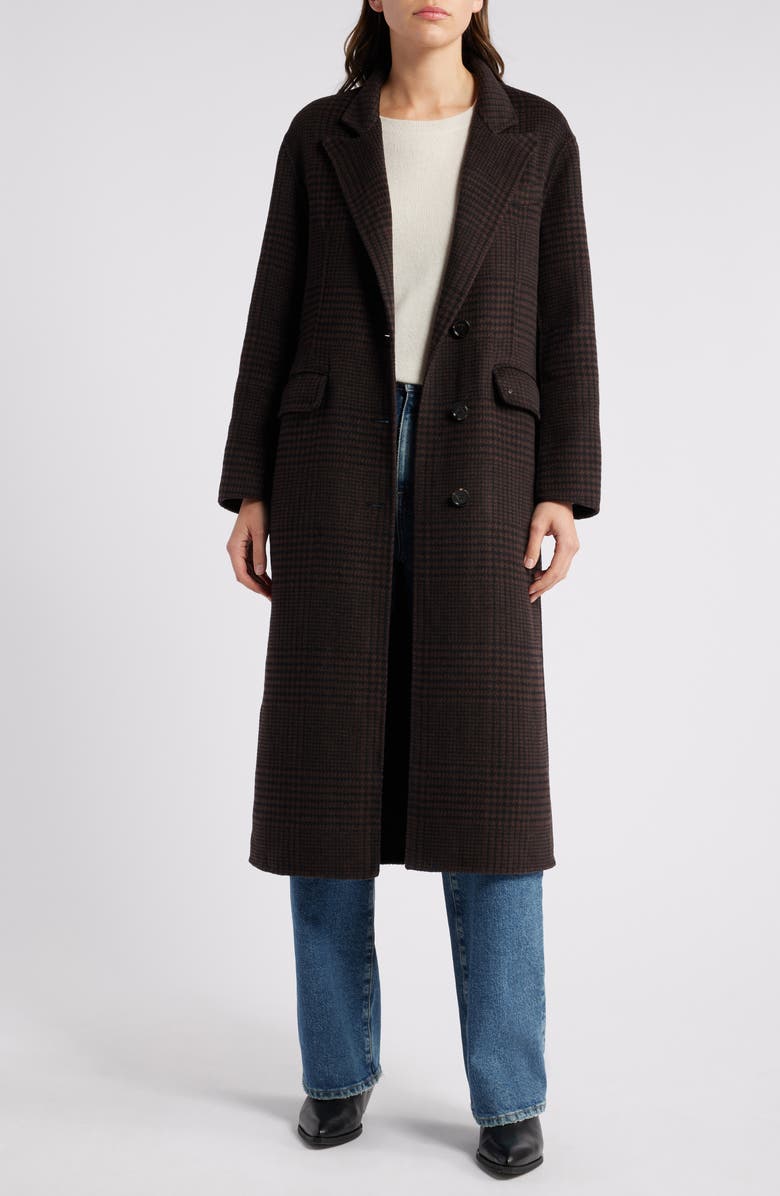 Rails Gallery Houndstooth Check Wool Blend Coat | Nordstromrack