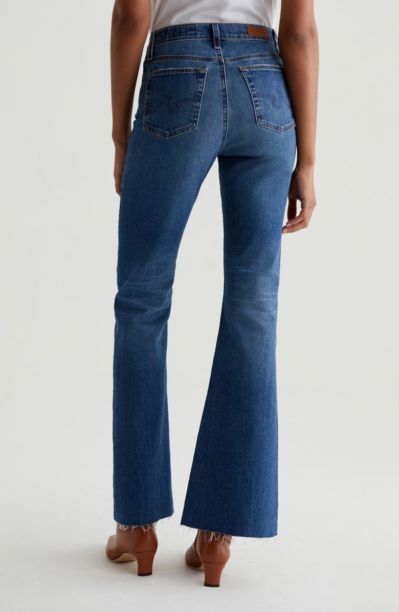 AG Madi Raw Hem High Waist Flare Jeans | Nordstromrack