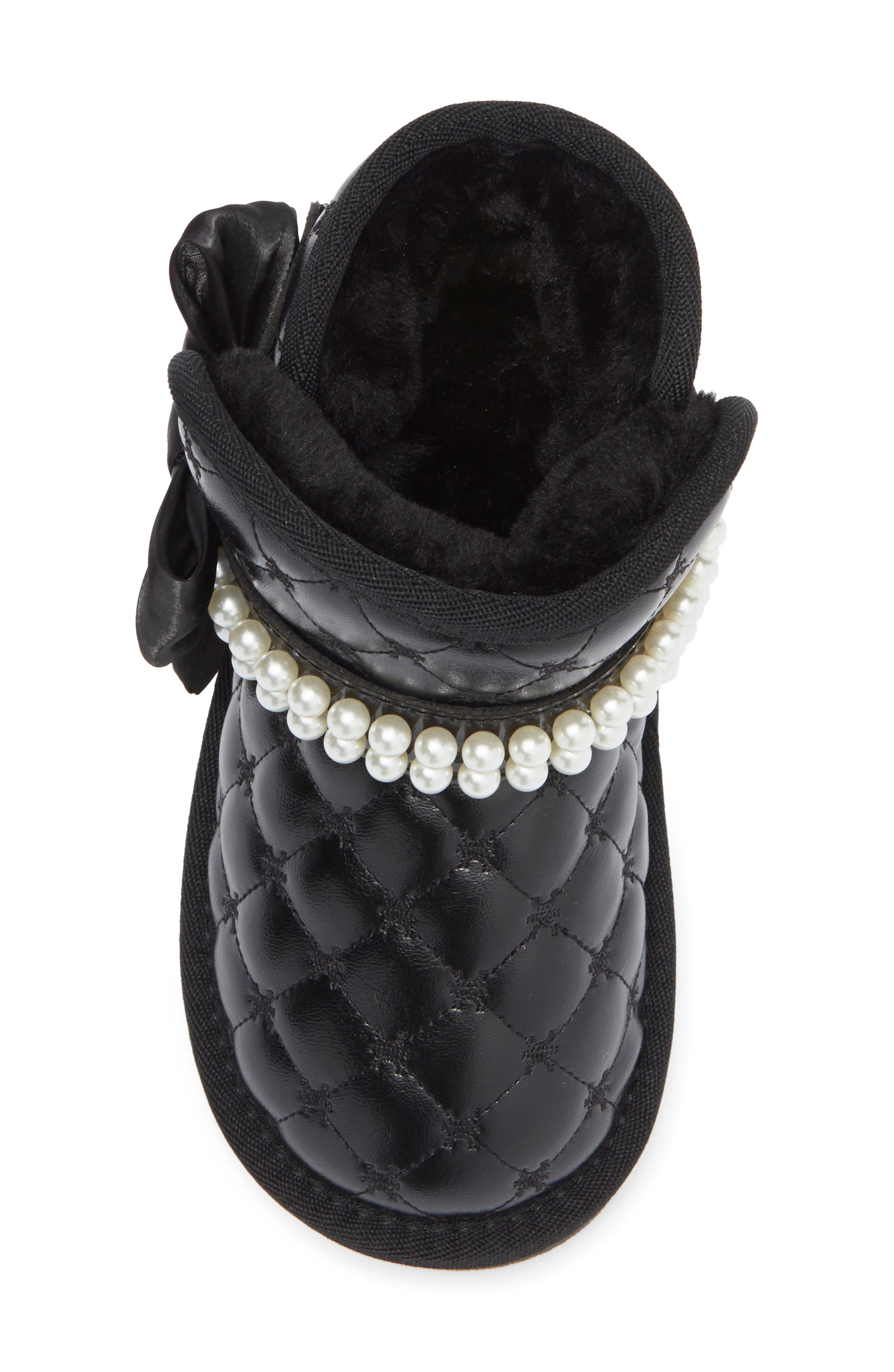 Doe A Dear Kids' Faux Pearl Boot | Nordstromrack