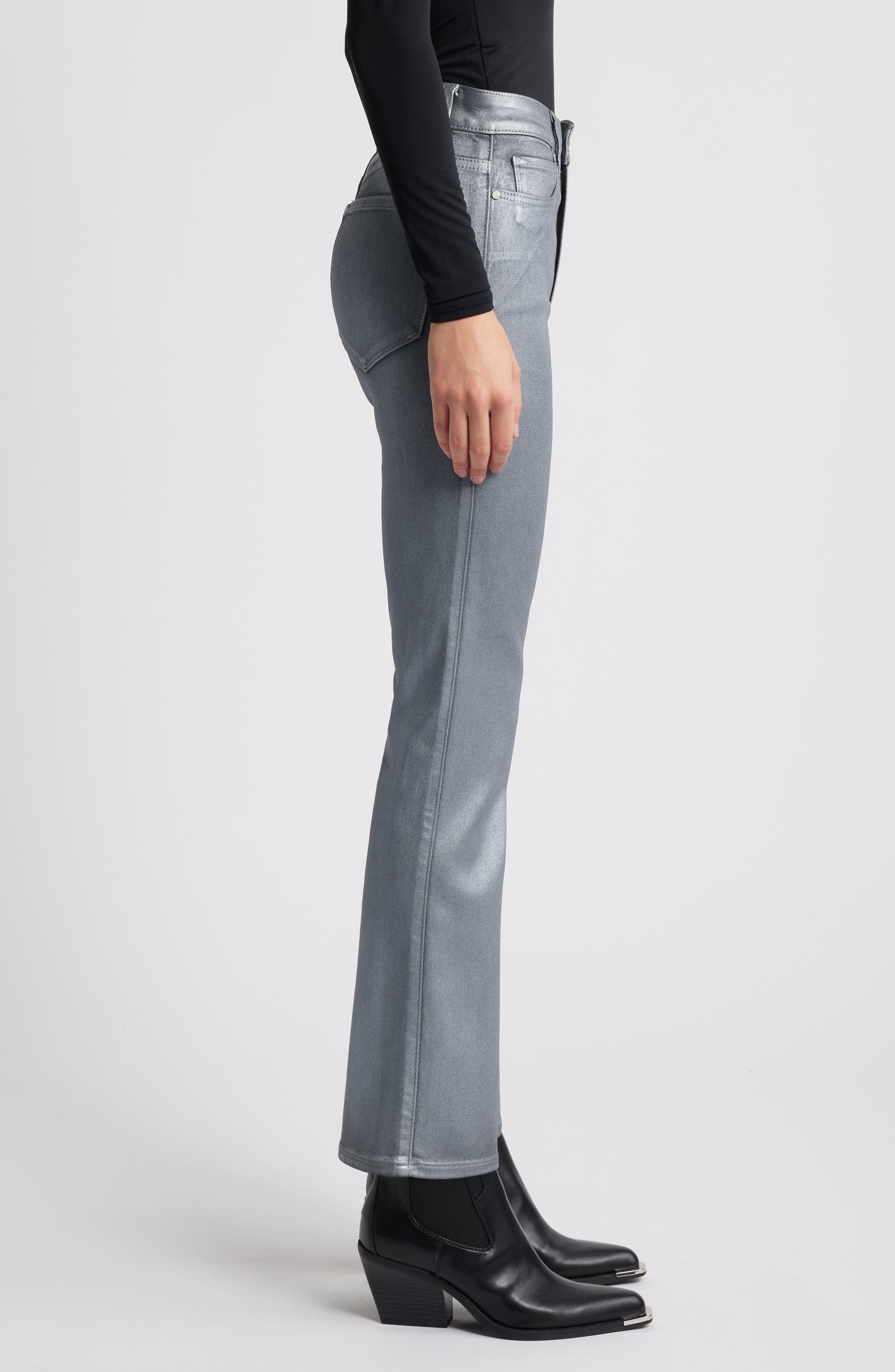 Claudine Coated High Waist Ankle Flare Jeans Jeans (Women) | Nordstromrack