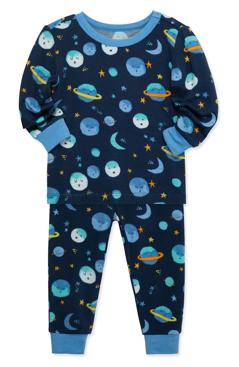 Little Me Space Fitted 4-Piece Pajamas | Nordstromrack
