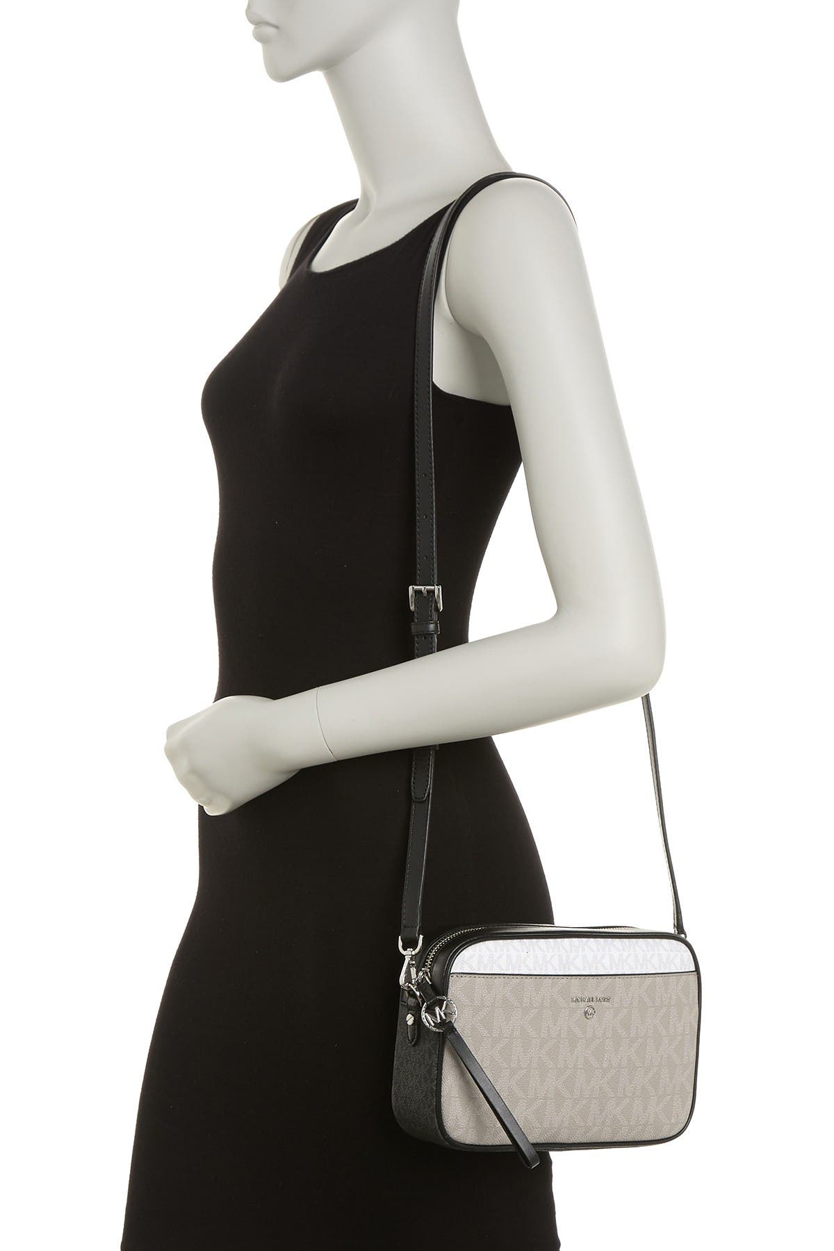 MICHAEL Michael Kors Jet Set charm Logo East West Camera Crossbody ...