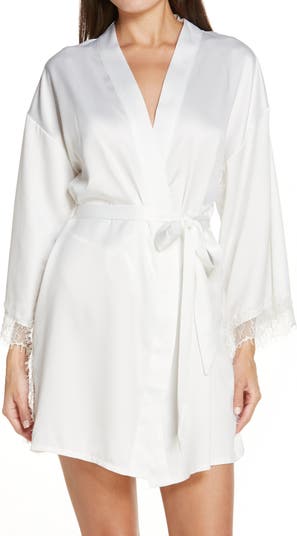 Ann Summers Cherryann Lace Trim Satin Robe | Nordstrom