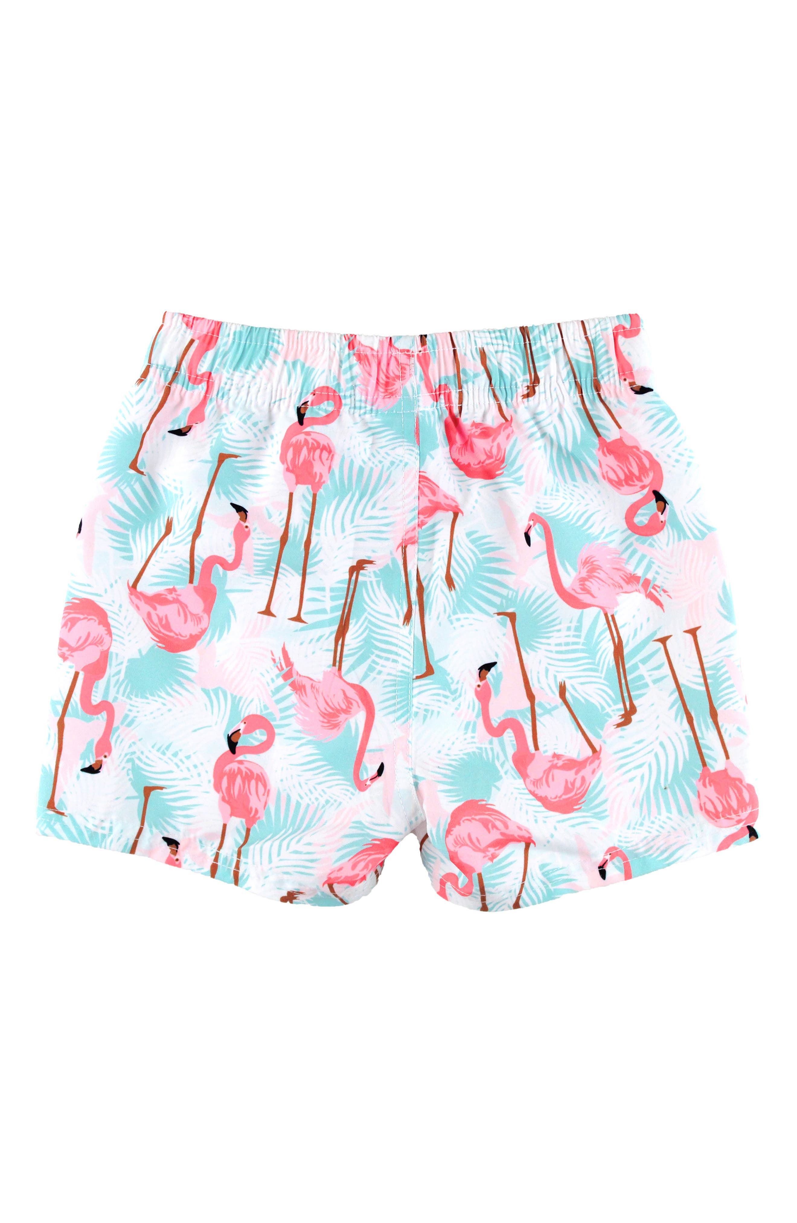 RuggedButts Kids' Flamingo Swim Trunks | Nordstrom