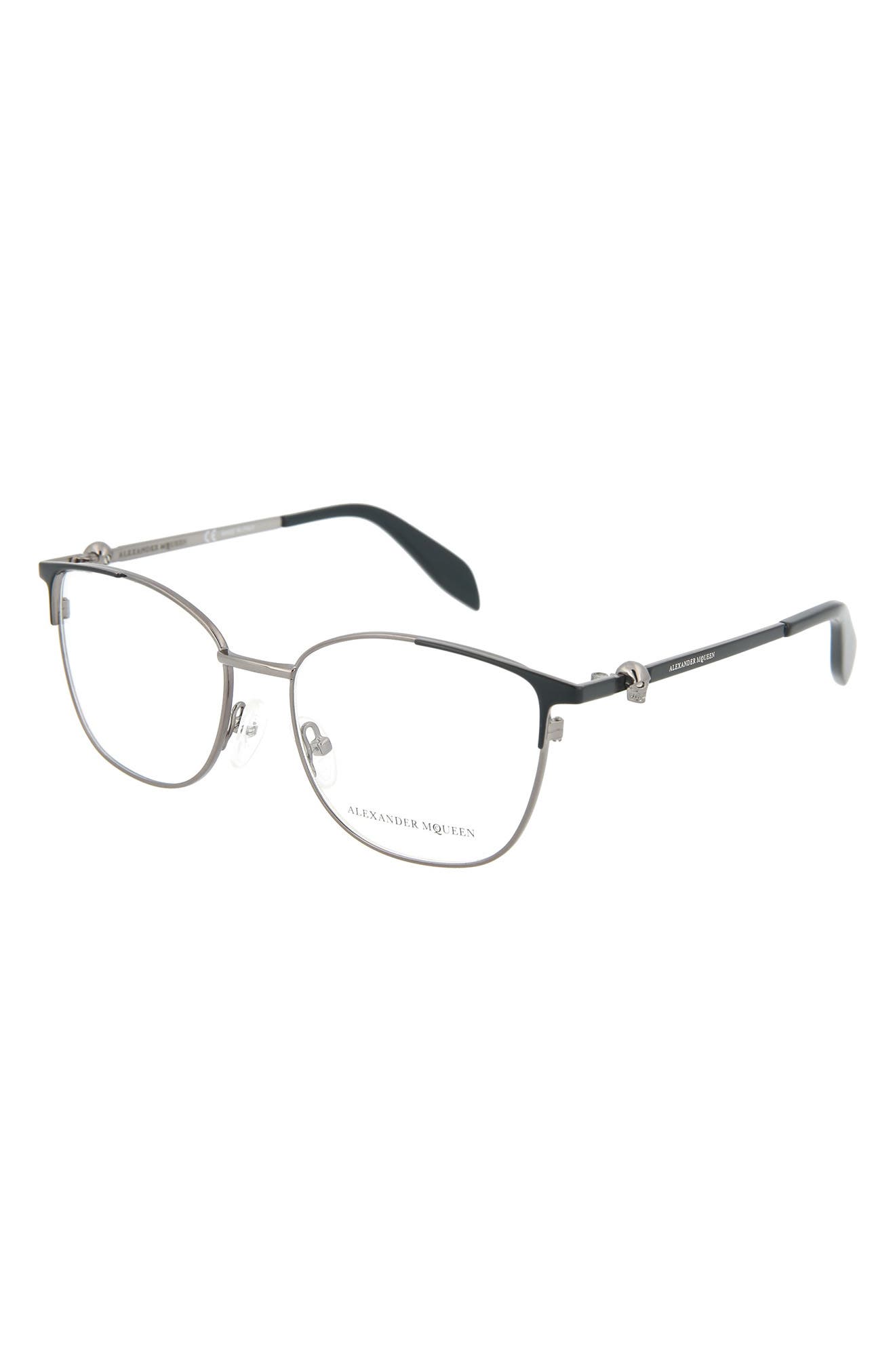 McQueen Alexander McQueen 52mm Square Optical Frames | Nordstromrack