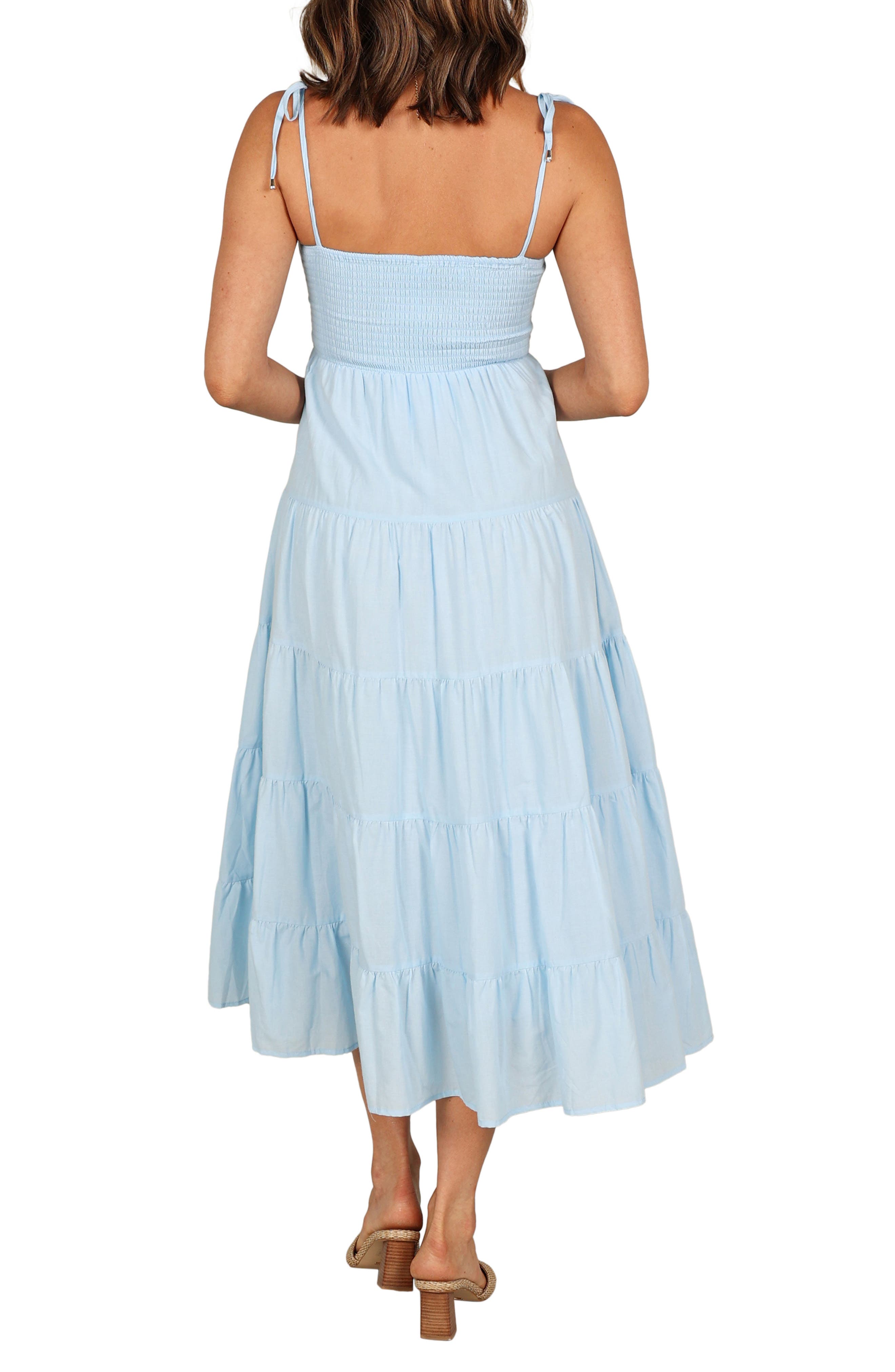 Petal & Pup Carroll Smocked Midi Dress | Nordstromrack