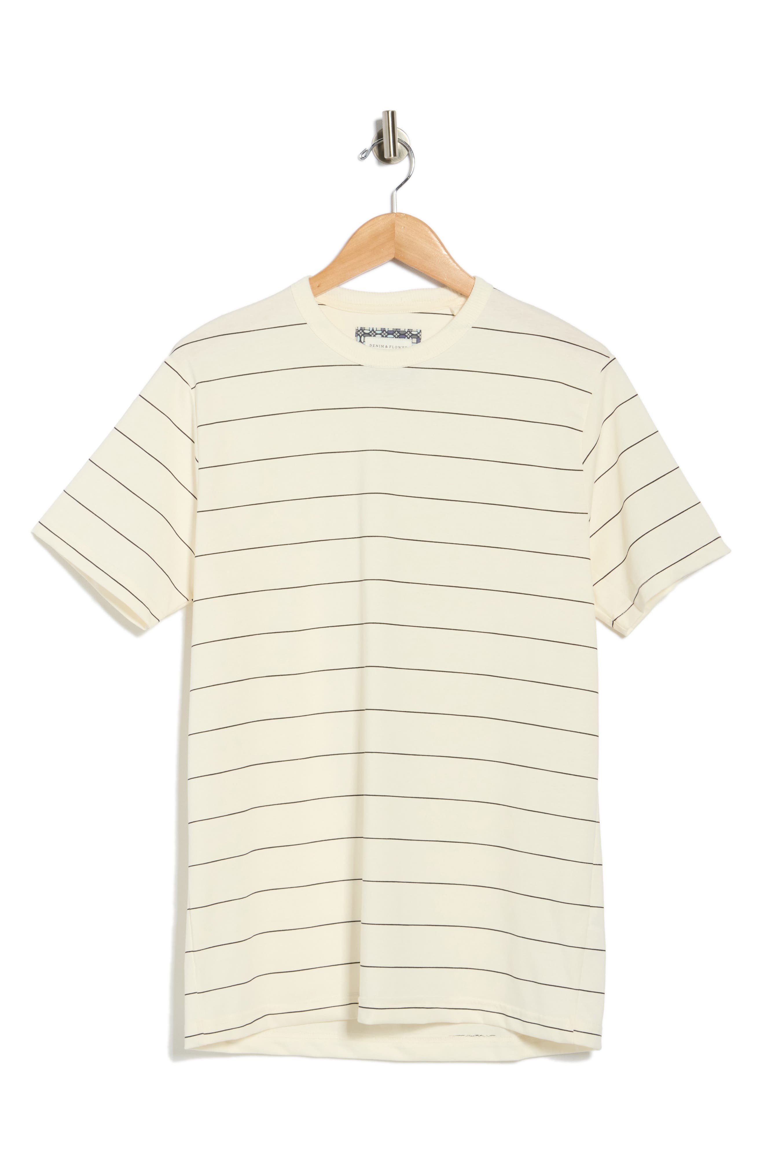 DENIM AND FLOWER Short Sleeve Stripe T-Shirt | Nordstromrack