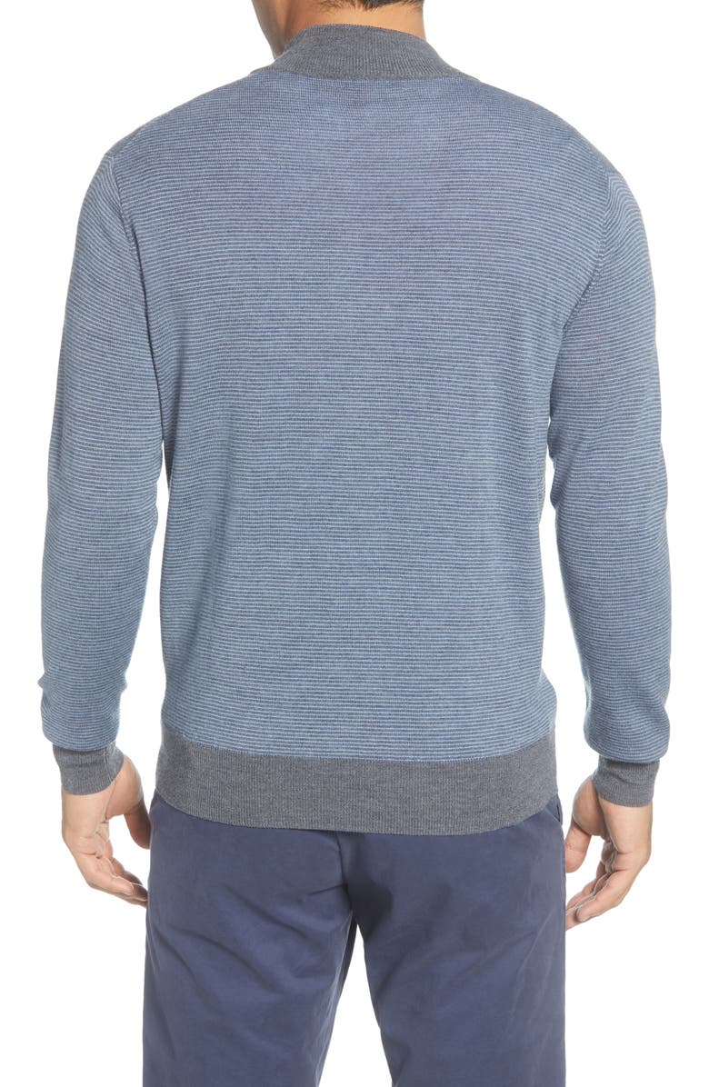 Peter Millar Needle Merino Wool Quarter Zip Pullover | Nordstromrack