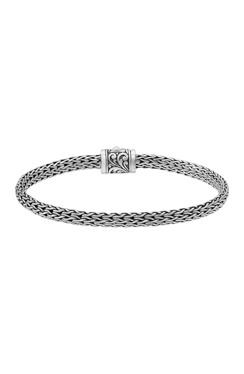 DEVATA Bali Filigree Sterling Silver with Woven Dragon Bone Chain ...
