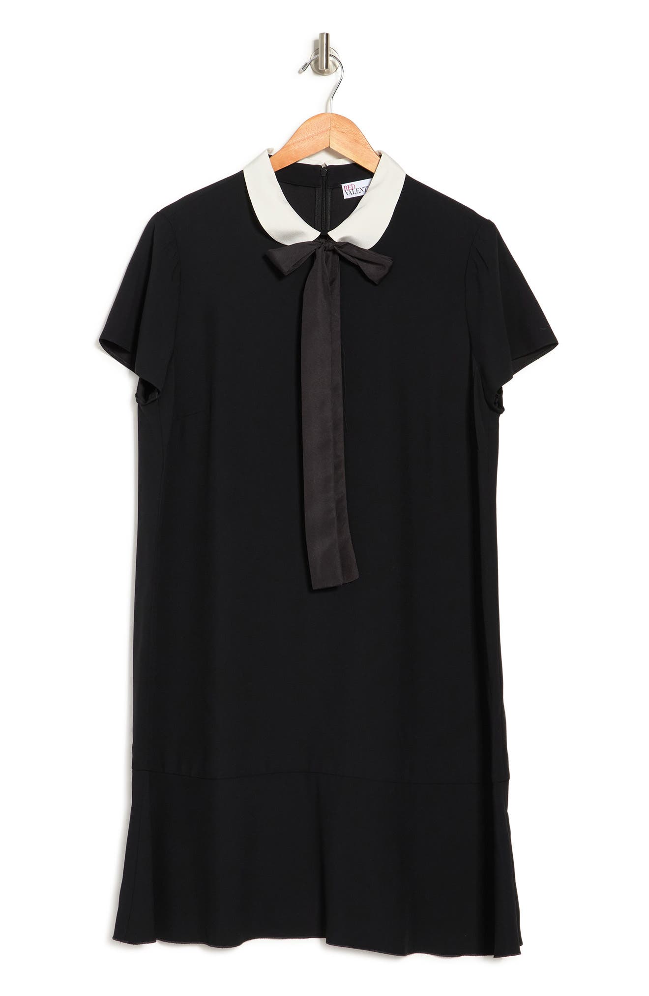 RED Valentino Peter Pan Bow Tie Collar Dress (Women) | Nordstromrack