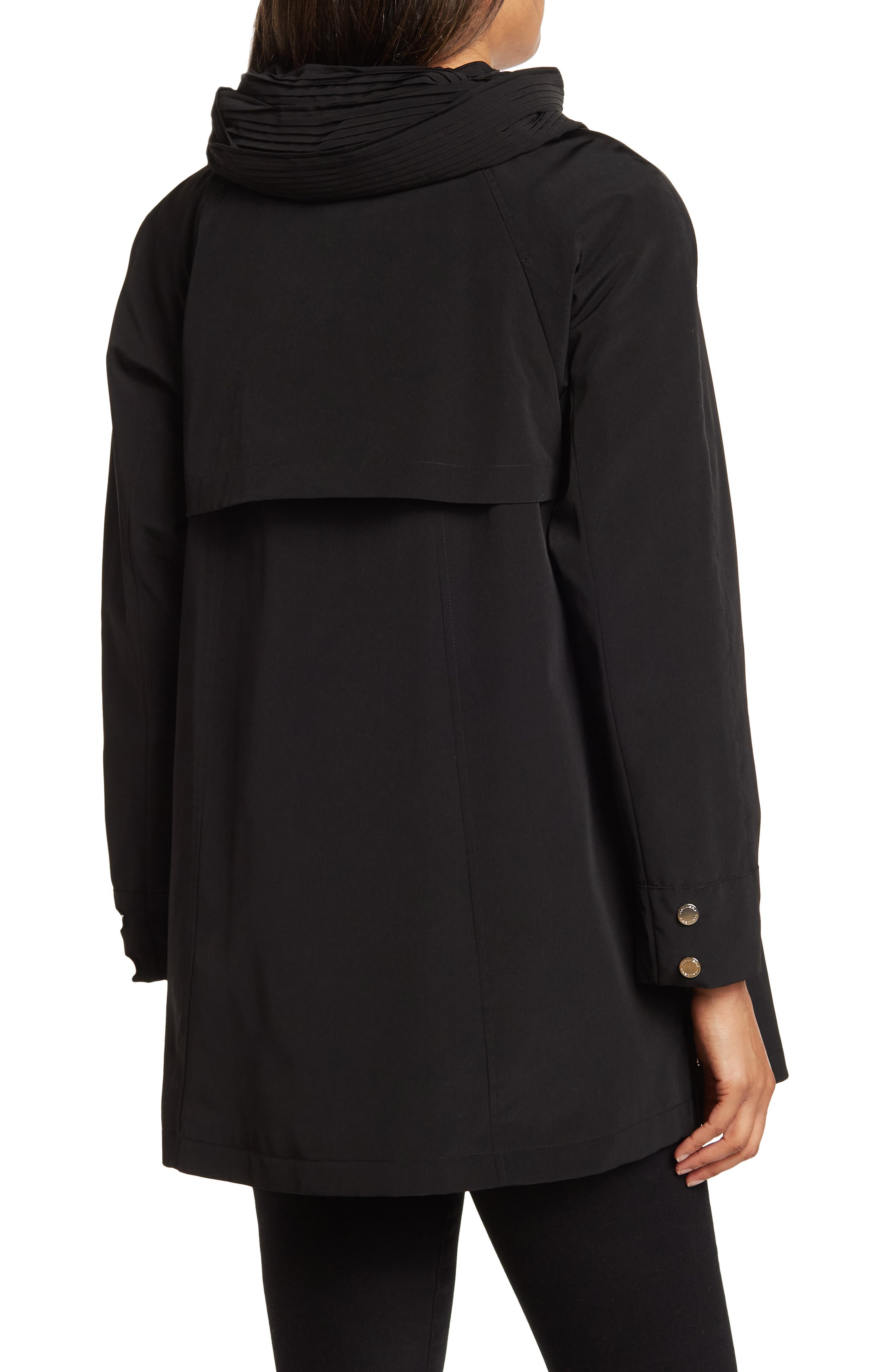 Gallery Pleat Hooded Raincoat | Nordstromrack