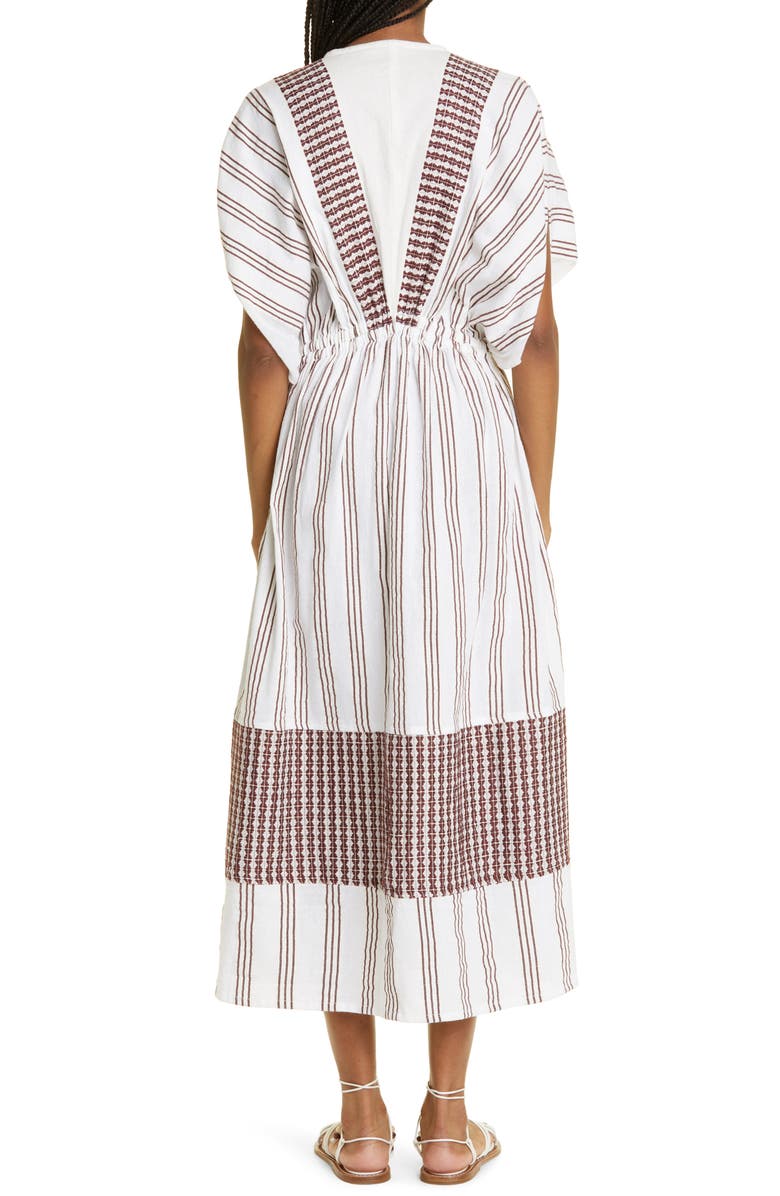 lemlem Tigist Plunge Neck Cotton Dress | Nordstromrack