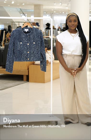 FRAME Denim Bouclé Jacket | Nordstromrack