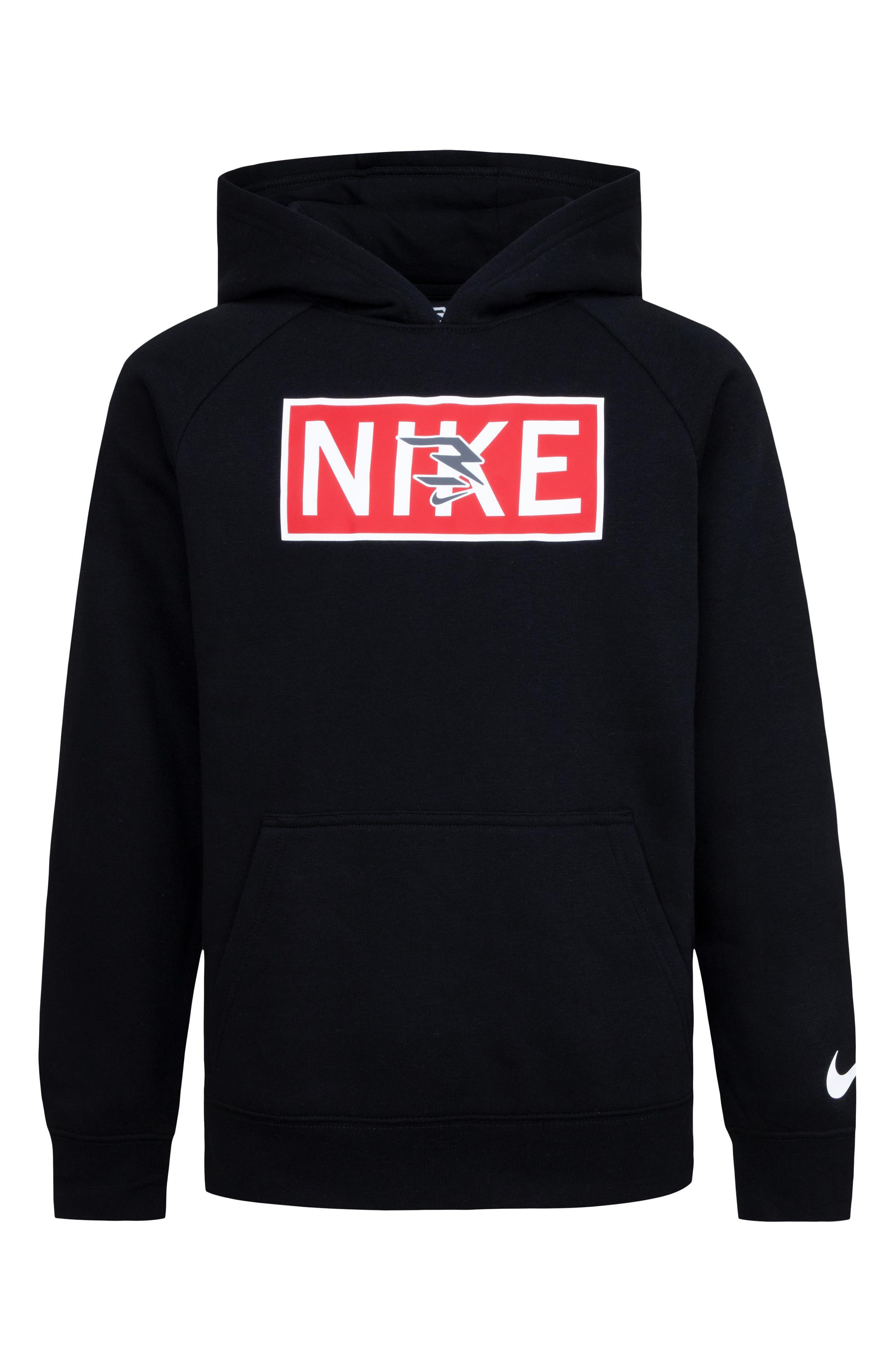 3 Brand Kids' RWB Plate Logo Fleece Hoodie | Nordstromrack