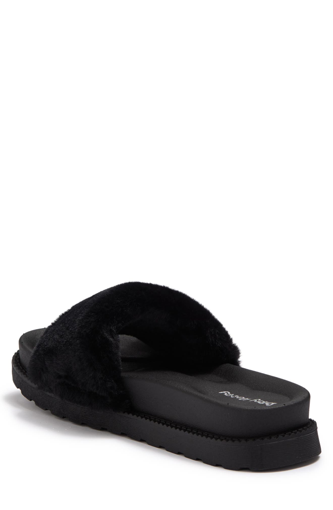 Dirty Laundry Topaz Faux Fur Slide Sandal | Nordstromrack