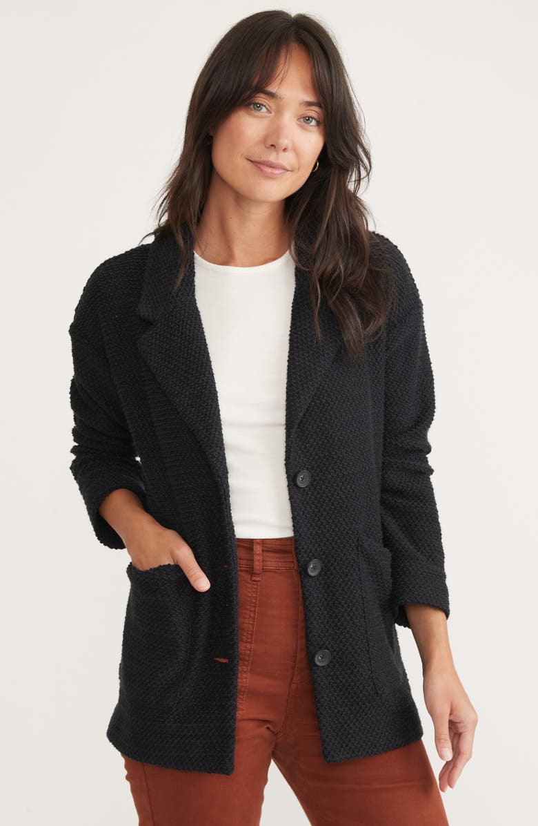 Marine Layer Bird's Eye Notch Lapel Blazer | Nordstromrack