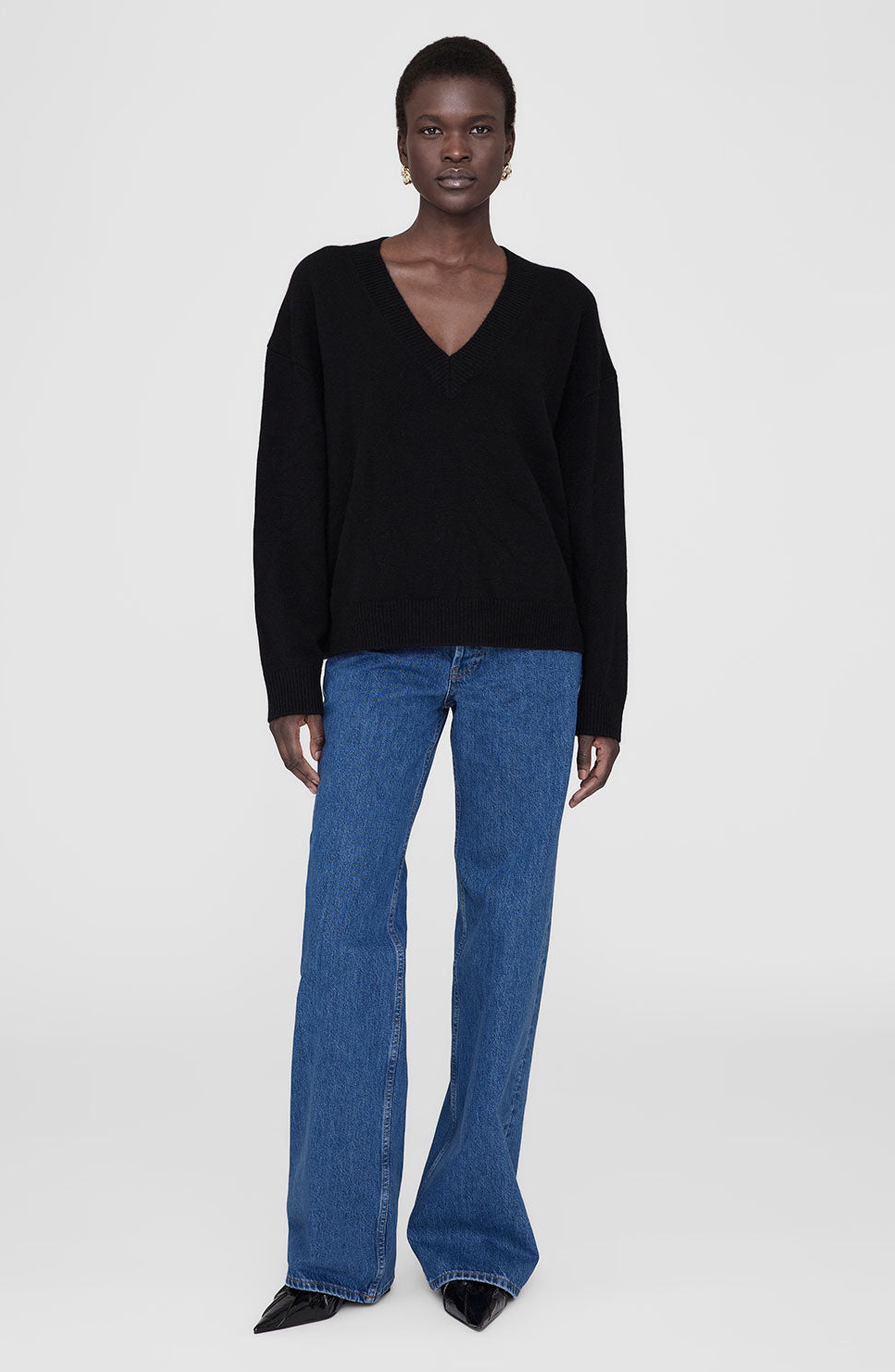 ANINE BING Lee Crew Sweater | Nordstrom