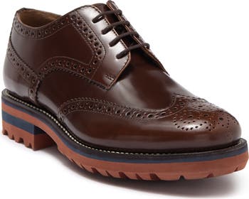 MORAL CODE Miller Leather Wingtip Lug Sole Derby (Men) | Nordstromrack