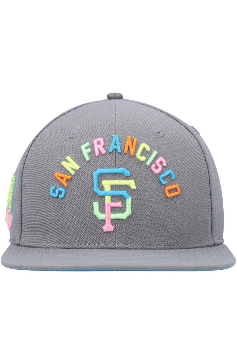 PRO STANDARD Men's Pro Standard Gray San Francisco Giants Washed Neon ...