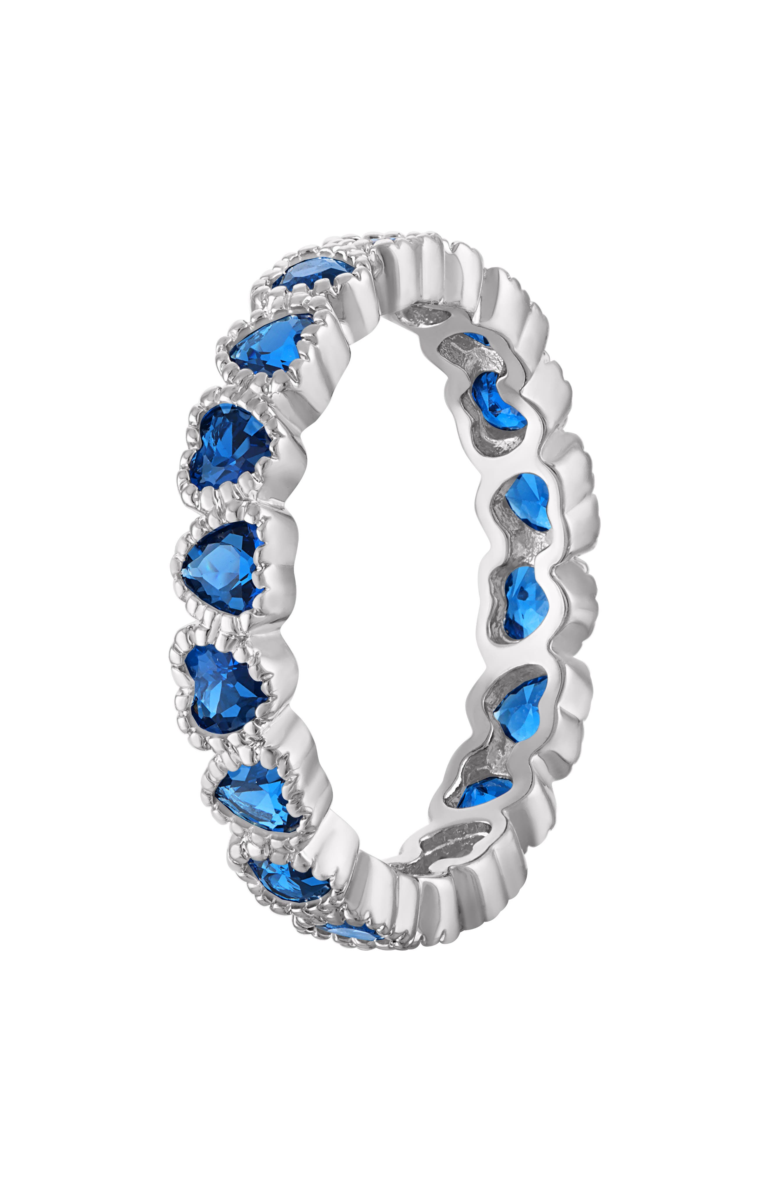 FZN Created Ruby Heart Eternity Ring (Women) | Nordstromrack