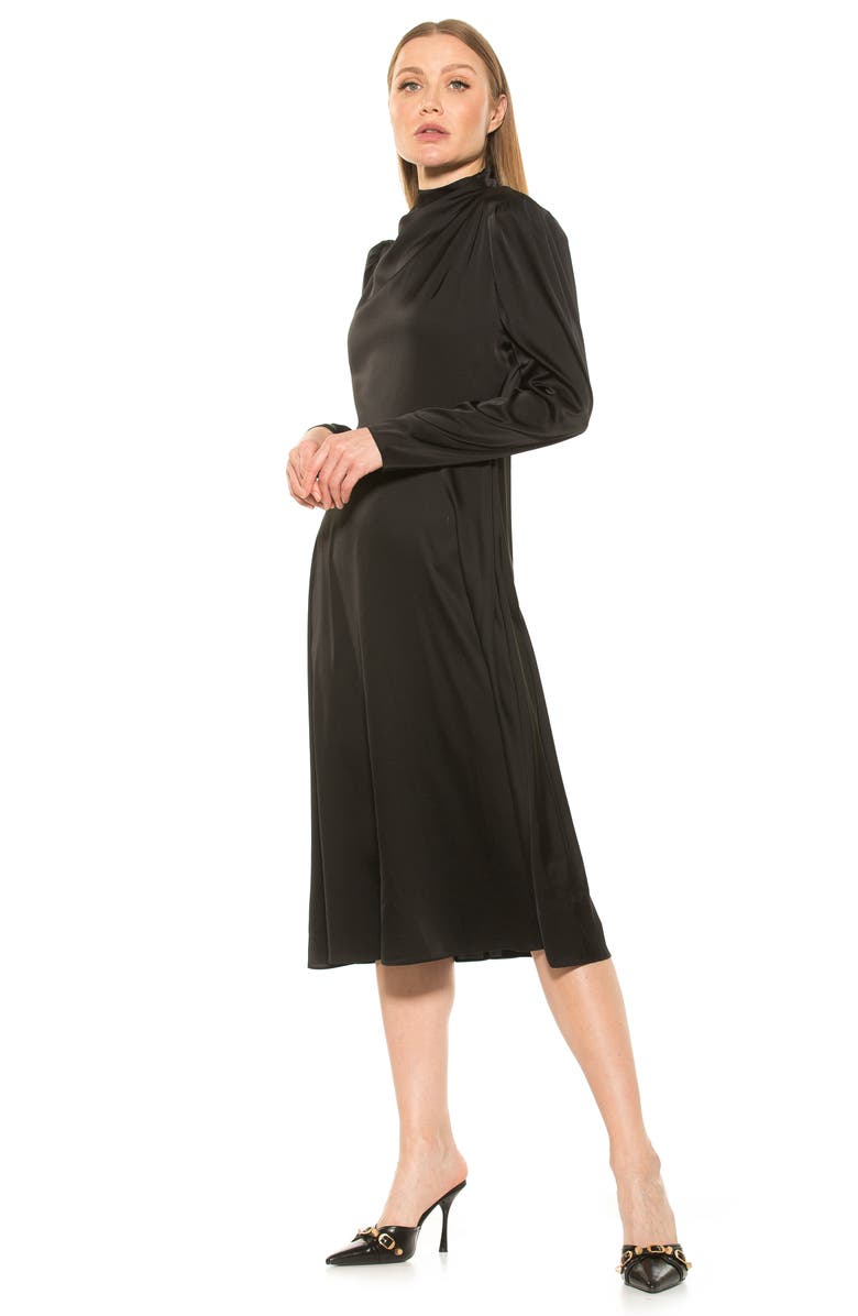 Alexia Admor Denni Mock Neck Long Sleeve Midi Dress | Nordstromrack