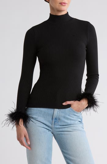 Veronica Beard Pierre Feather Cuff Top | Nordstromrack