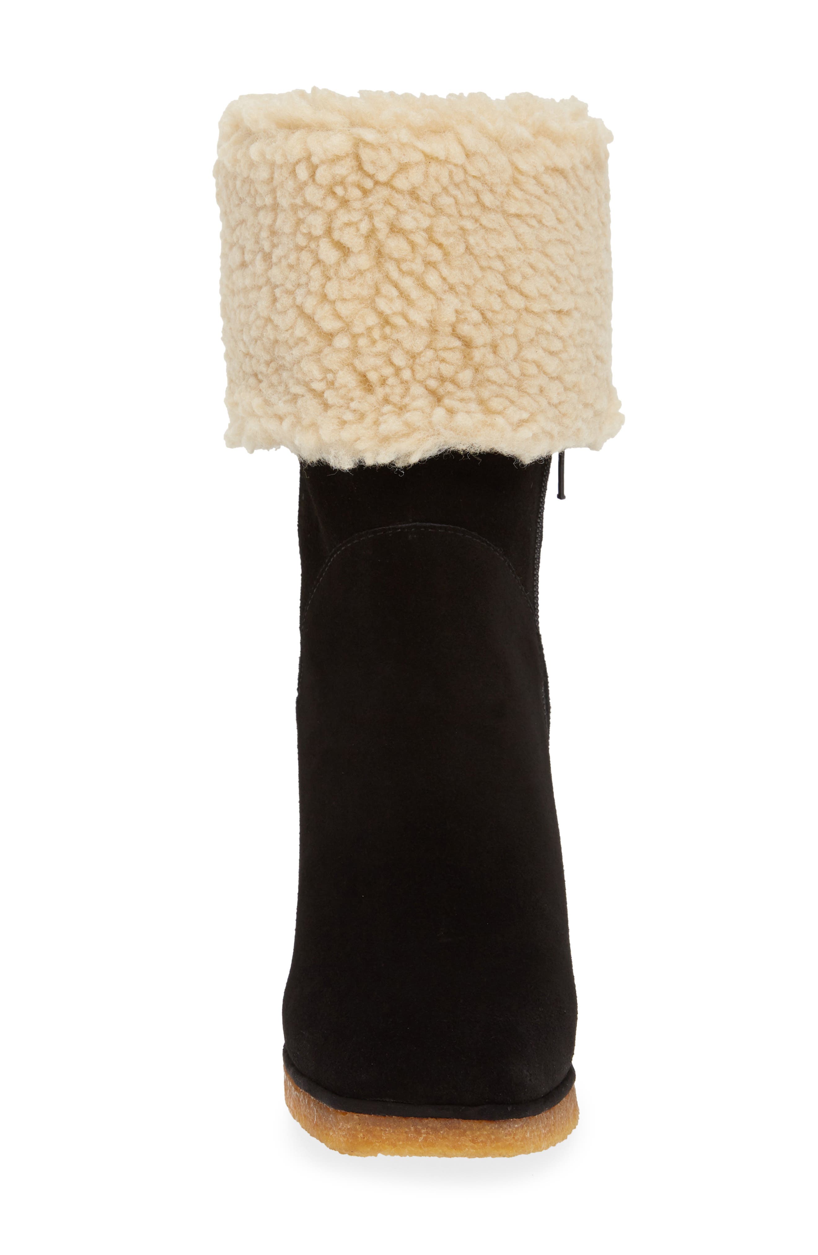 Jeffrey Campbell Faux Shearling Wedge Boot (Women) | Nordstromrack