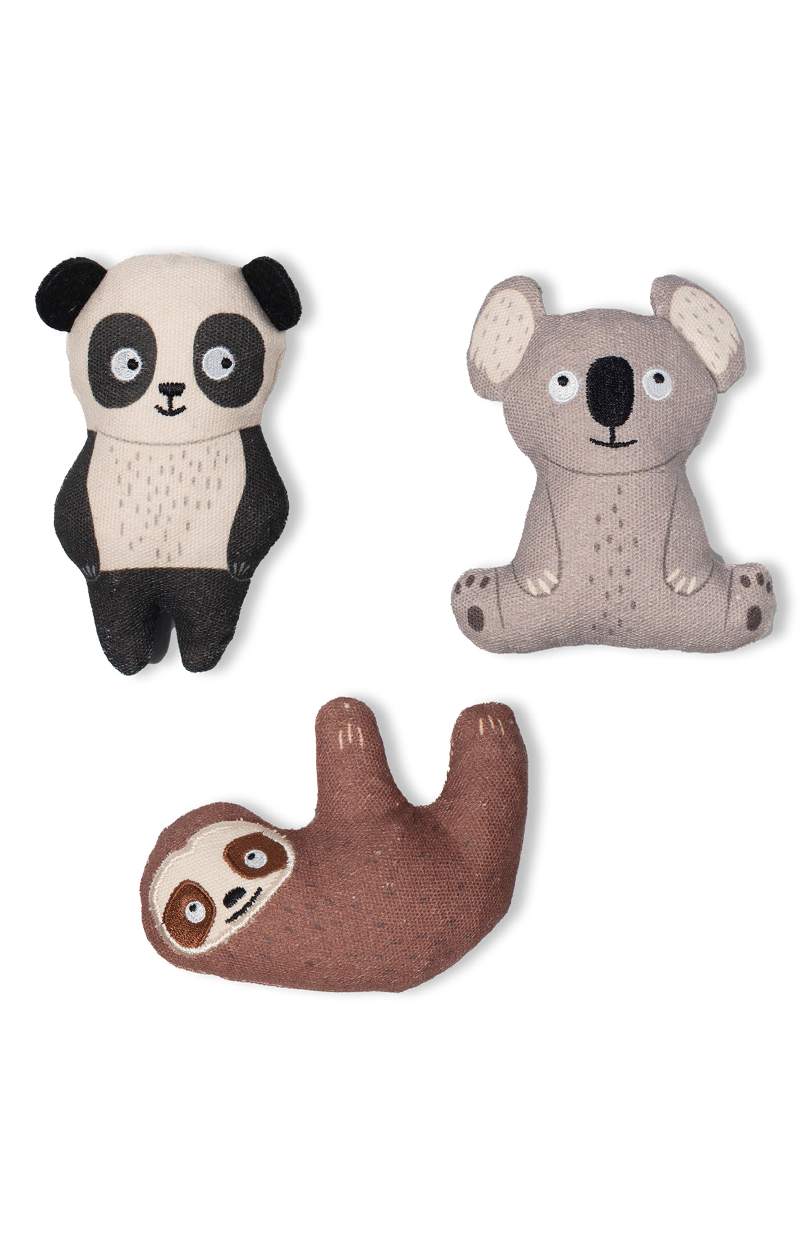 Fringe Studio Cuddle Buddies 3-Pack Pet Toys | Nordstrom