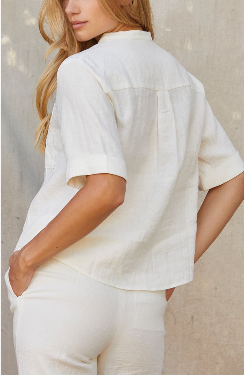 CRESCENT Line Short Sleeve Button-Up Shirt | Nordstrom