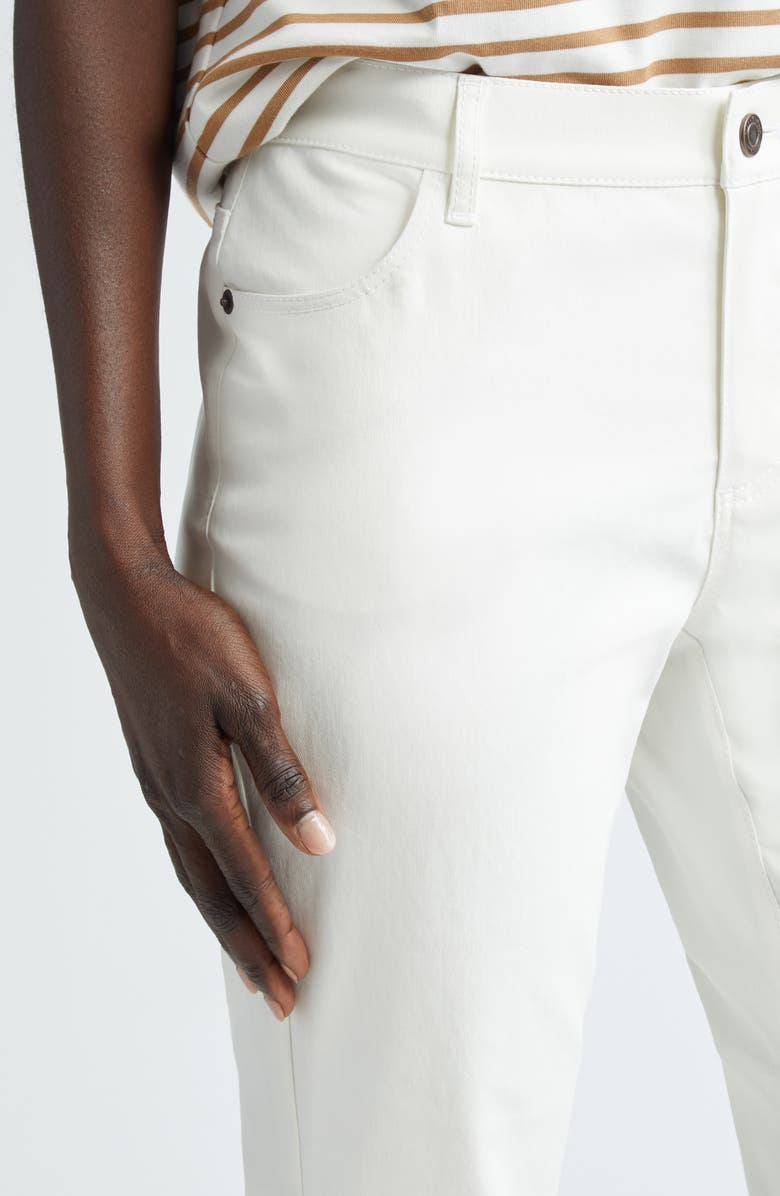 Lafayette 148 New York Thompson Waxed Denim Slim Leg Jeans | Nordstromrack